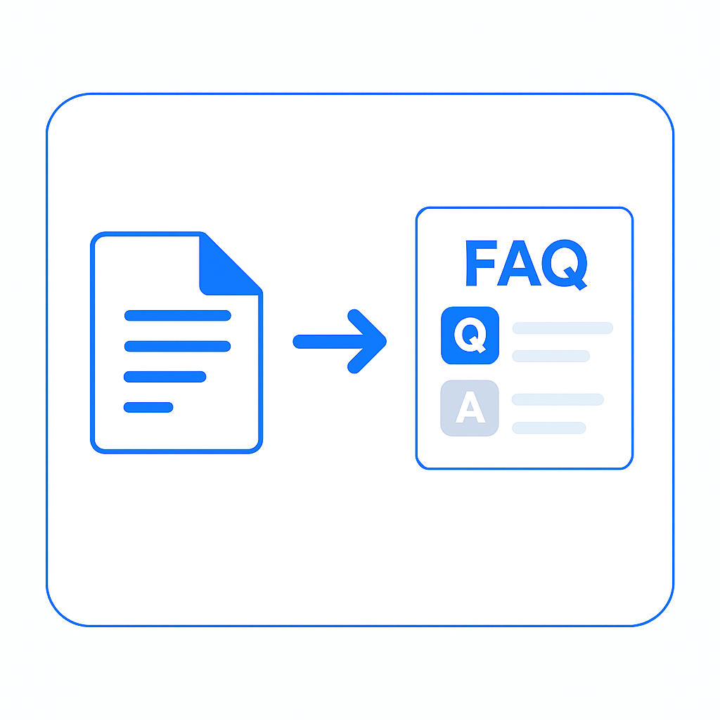 Google Docs to FAQ Generator | SiteGPT